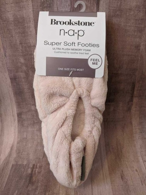 Brookstone One Size N-a-p Super Soft Ultra Plush Footies in Pink 1457 ...