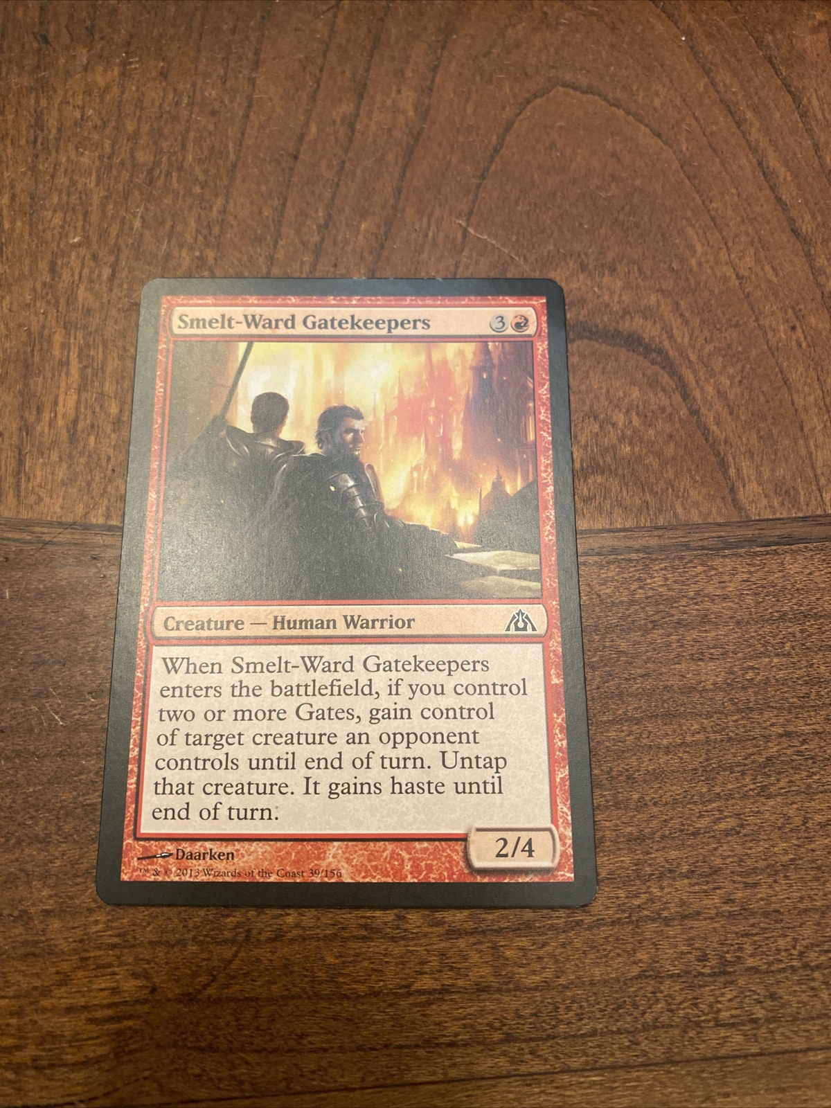 Magic The Gathering Trading card MTG Smelt-Ward Gatekeepers 39/156 ...
