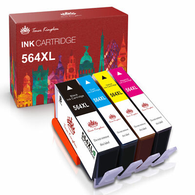 4pk 564XL Ink Set For HP OfficeJet 4620 4622 Deskjet 3070a 3520 3521 ...