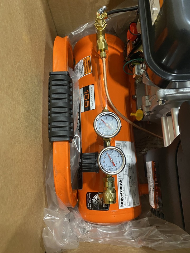 Industrial Air Contractor 6.5HP 4 Gallon Portable Gas Air Compressor ...