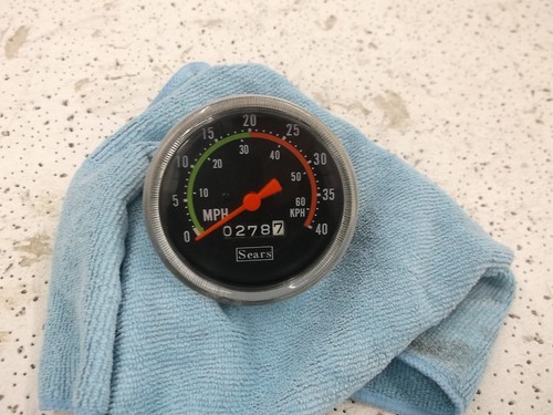 Vintage SEARS Bicycle Go Kart Racing Speedometer MPH 1970's 1980's | eBay