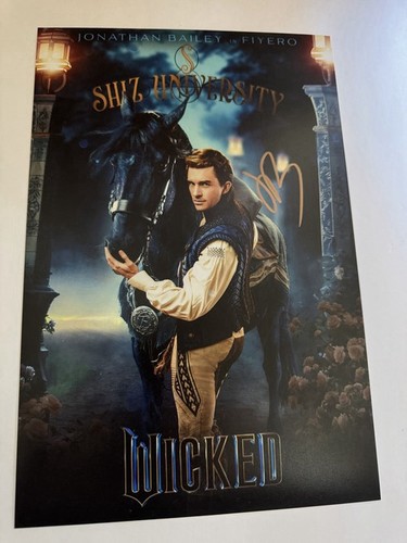 Jonathan Bailey Signed Autographed "Wicked" Photo (8 x 12 Inches) | eBay