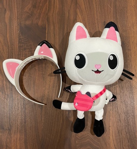 Gabby's Dollhouse 11.5” Plush PANDY PAWS Stuffed Animal Toy & Cat Ears ...