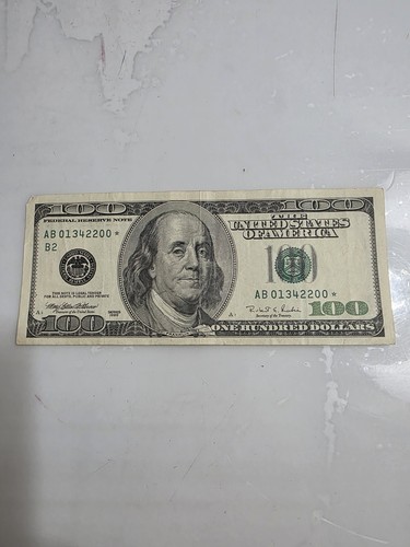 1996 $100 One Hundred Dollar Bill, Rare Error Star Note. | eBay
