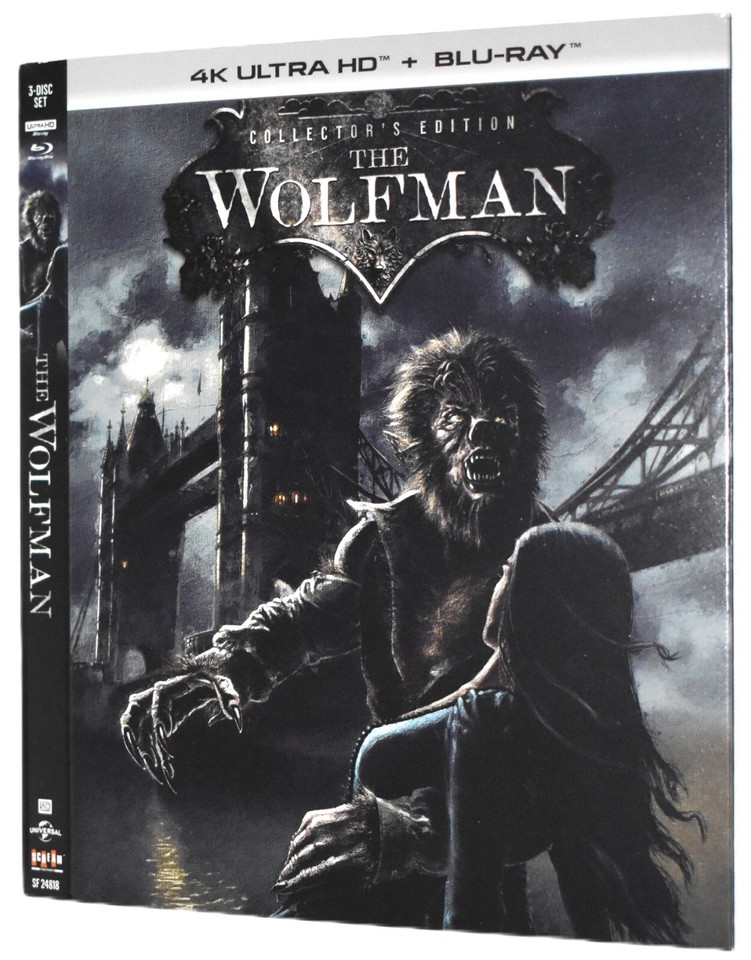 Exclusive SLIPCOVER - Fits: The Wolfman Ultra HD 4K Blu-ray - SLIPCOVER ONLY | eBay