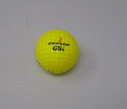 Awali G.C. Bahrain Logo Golf Ball Dunlop 65i Camel Logo Yellow | eBay
