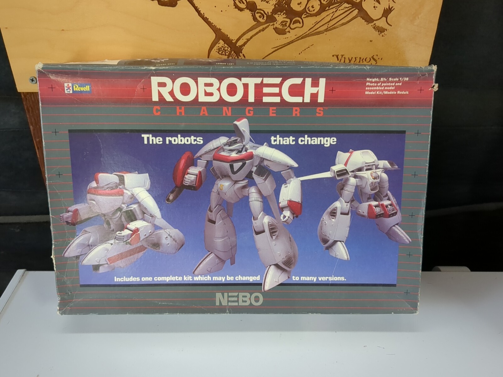 NIB Vintage Revell 1984 Robotech Changers NEBO 1/38 Model Kit #1400 Japan
