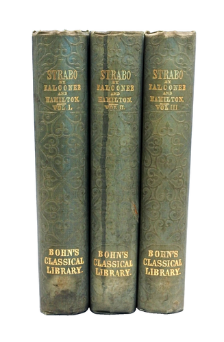 THE GEOGRAPHY OF STRABO 1854 3 Vol. Armenia Cilicia Ionia Syria Judea ...