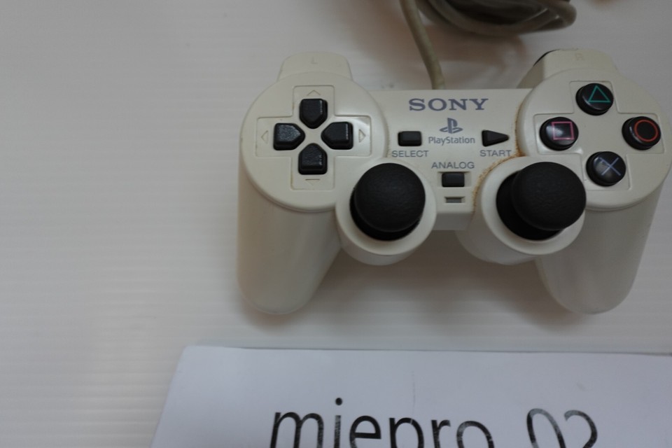 PlayStation2 Dual Shock 2 Analog Controller Ceramic White Sony PS2 SCPH ...