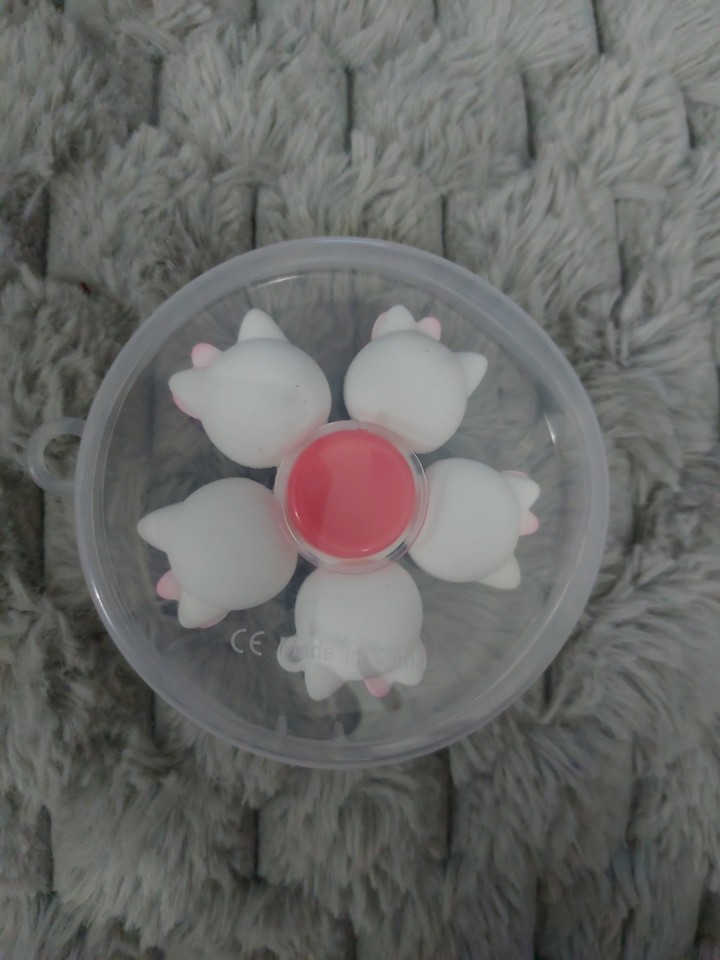 Hello Kitty Pink & White Fidget Spinner Toy Stress Relief UK Seller ...