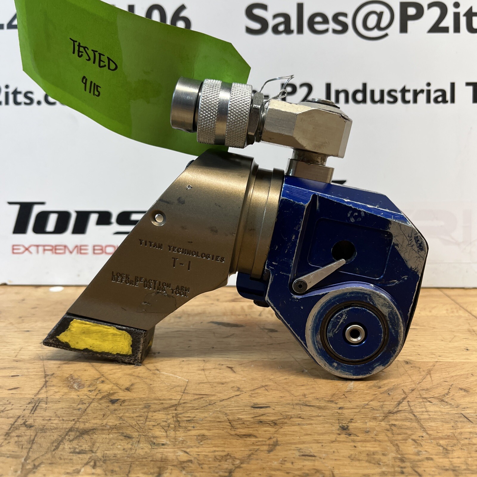 HYTORC 1XLT XLT-1 3/4” Drive 1,390 Ft. Lbs. Hydraulic Torque Wrench ...