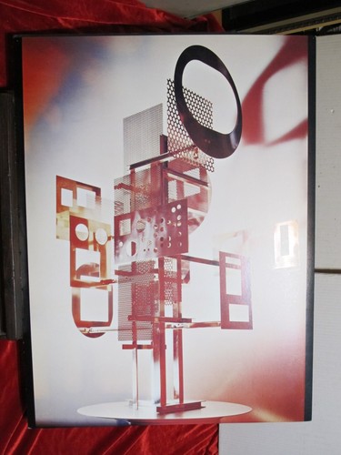 LUX 19 Nicolas Schoffer Sculpture Brass VINTAGE POSTER 1968 Reinhold ...