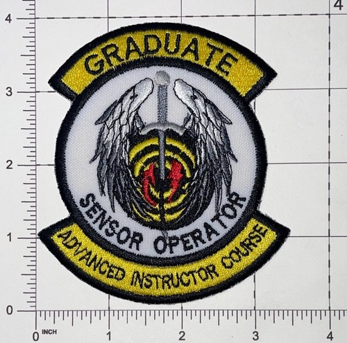 USAF 26th Weapons Sq AIC Graduate Sensor Operator Patch Repro New A303 ...