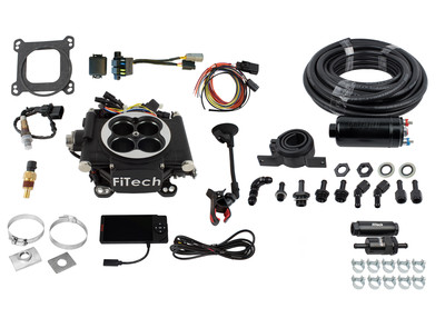 FITECH 31002 GO EFI 4 200-600HP BLACK EFI SYSTEM WITH INLINE FUEL ...