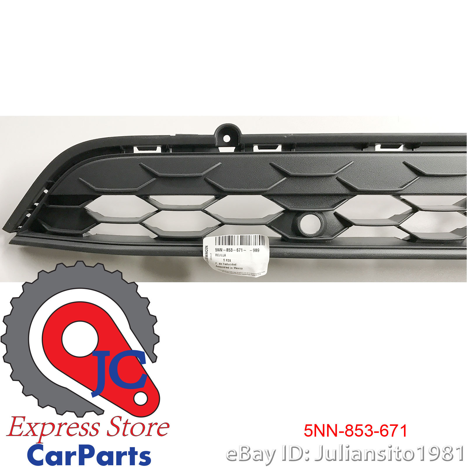 5NN853671 9B9 VOLKSWAGEN GENUINE OEM TIGUAN FRONT CENTER COOLING AIR ...