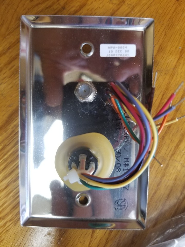 Mulberry Stainless Steel Cover With 6 Pin Low Voltage & Coax Jack | eBay