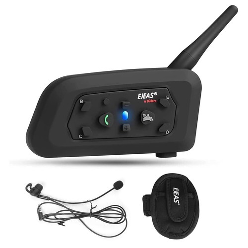 V6C Professional Football Referee Bluetooth Intercom 2 People 1200M ...