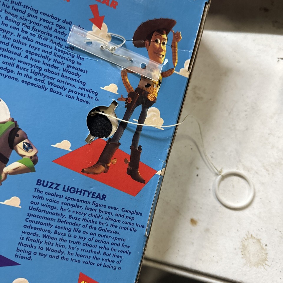 RARE 1995 Toy Story Woody Pull-string Doll 16” NIB Does NOT Talk ...