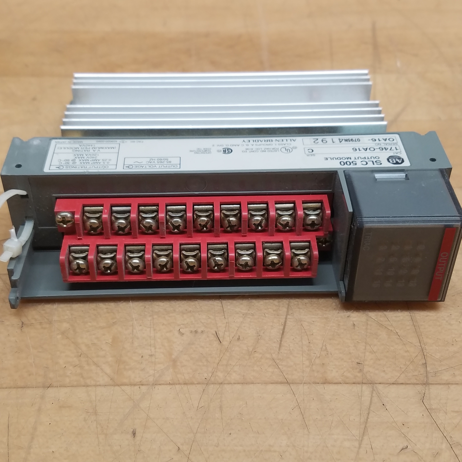 Allen Bradley 1746-OA16 Output Module Series C - USED | eBay