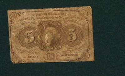 5 Cents Fractional Currency First Issue ** PAPER CURRENCY AUCTIONS ...