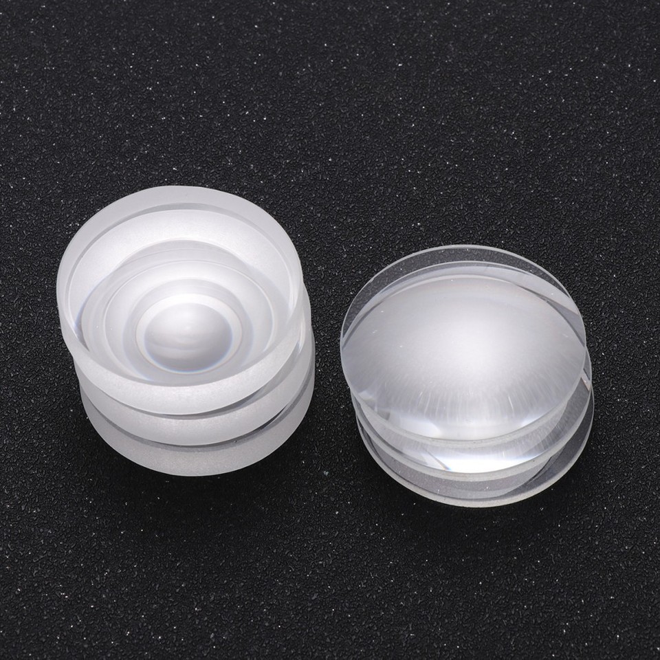6 Pcs 42 mm Diameter Double Convex Glass Lens Double Concave Optical ...