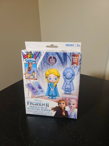 Disney Frozen II ELSA Mold N’ Play 3D Figure Maker Cra-Z-Art Softee ...