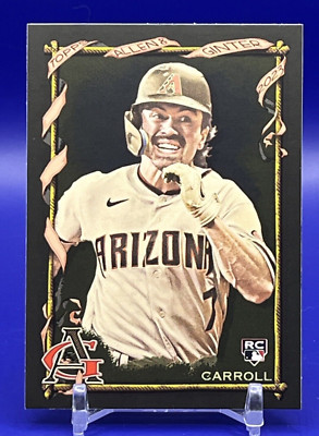 Corbin Carroll 2023 Topps Allen Ginter X Black SP Variation #368 Rookie ...