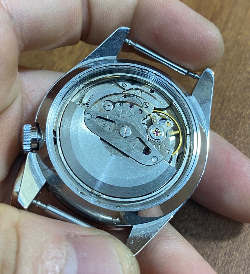 vintage Seiko World Time GMT Grey Dial 6117-6010 Automatic Watch ...