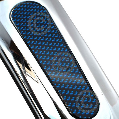 "Blue Carbon Fiber" - Dash Insert for 2008 - 2017 Harley FLHX Street ...