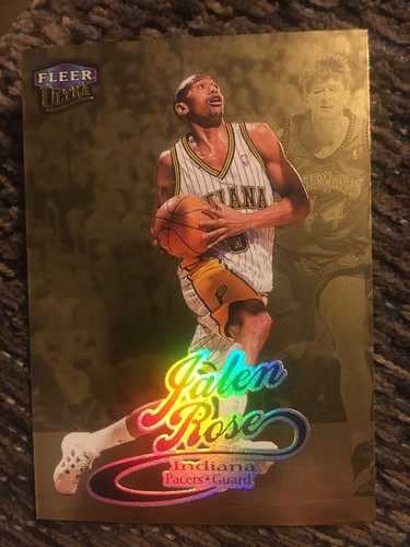 Jalen Rose 1998-99 Fleer Ultra Gold Medallion Parallel Card #12G | eBay