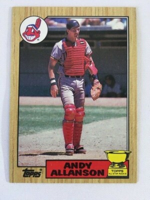 1987 Toppd Baseball ANDY ALLANSON Cleveland Indians No. 436 | eBay