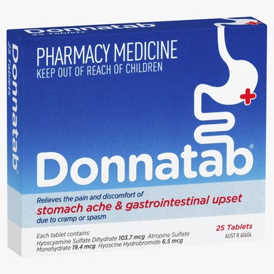 DONNATAB TAB 25 - TABLETS X DONNATABS BLISTER | eBay