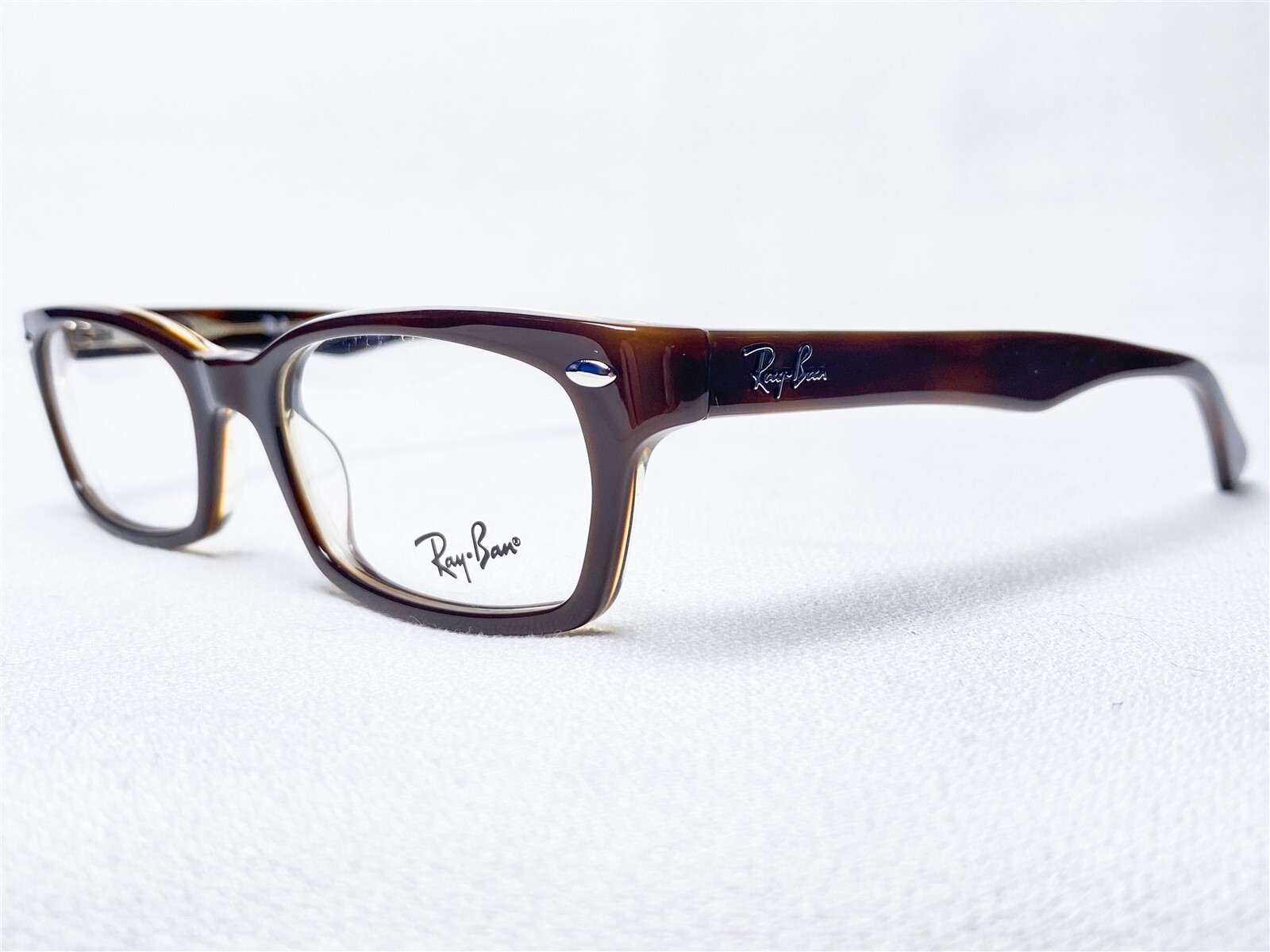 NEW Ray Ban RB5150 2019 Womens Brown/Havana Rectangle Eyeglasses Frames ...