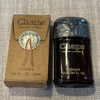 Vintage Splash Cologne - Chaps Ralph Lauren 3/4FL. OZ. / 22ML - 90%Full ...