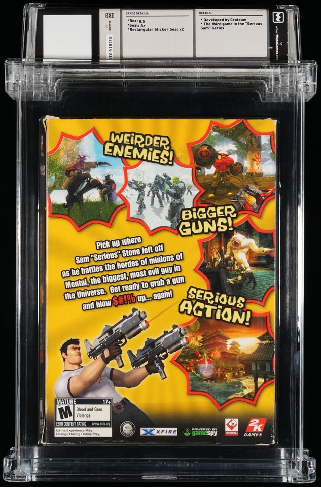 Serious Sam II, WATA 8.5 A+ SILVER 710425218835| eBay