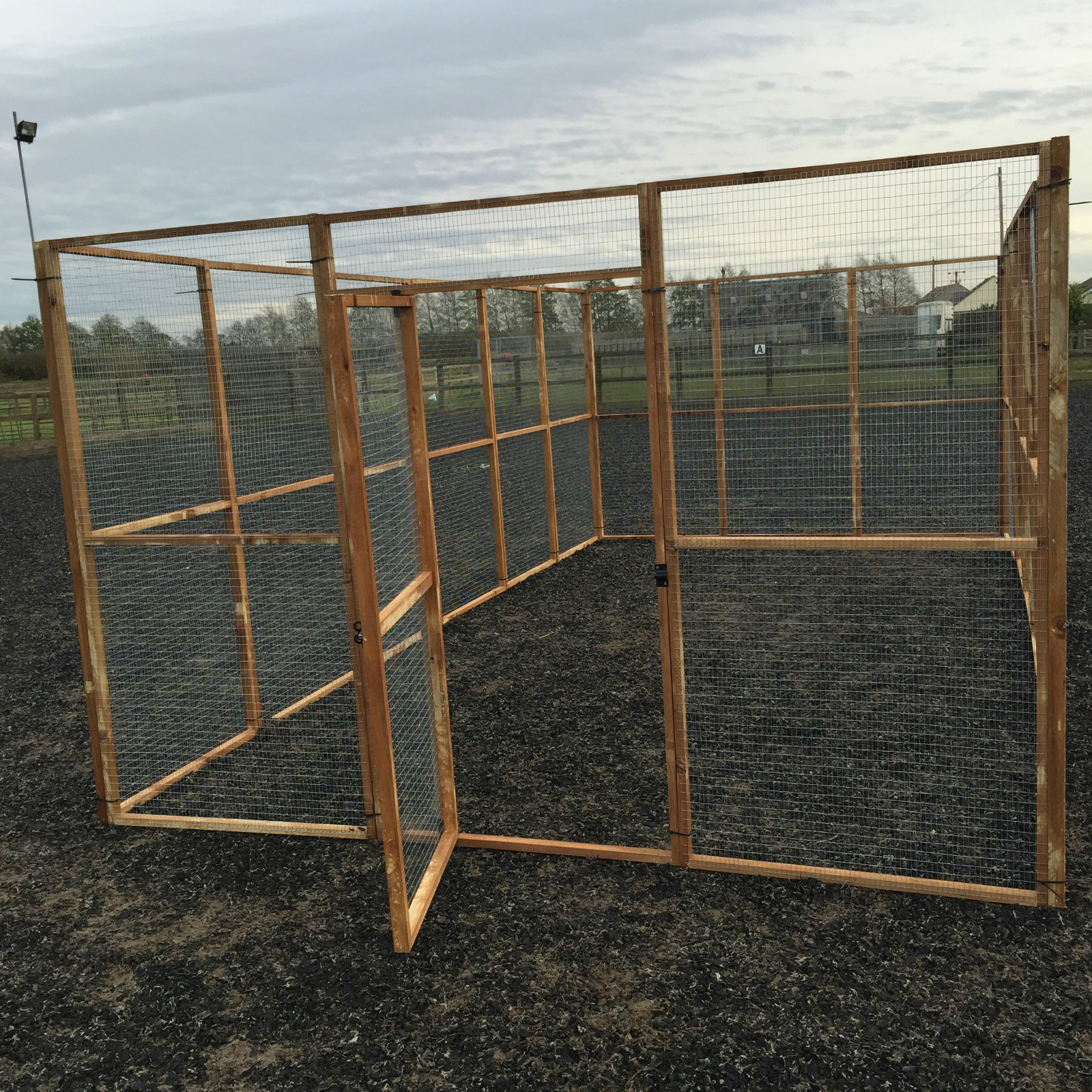 17 X Aviary Panel 6 X 3 1 X Door Outdoor Run 19g Chicken Rabbits Puppy ...