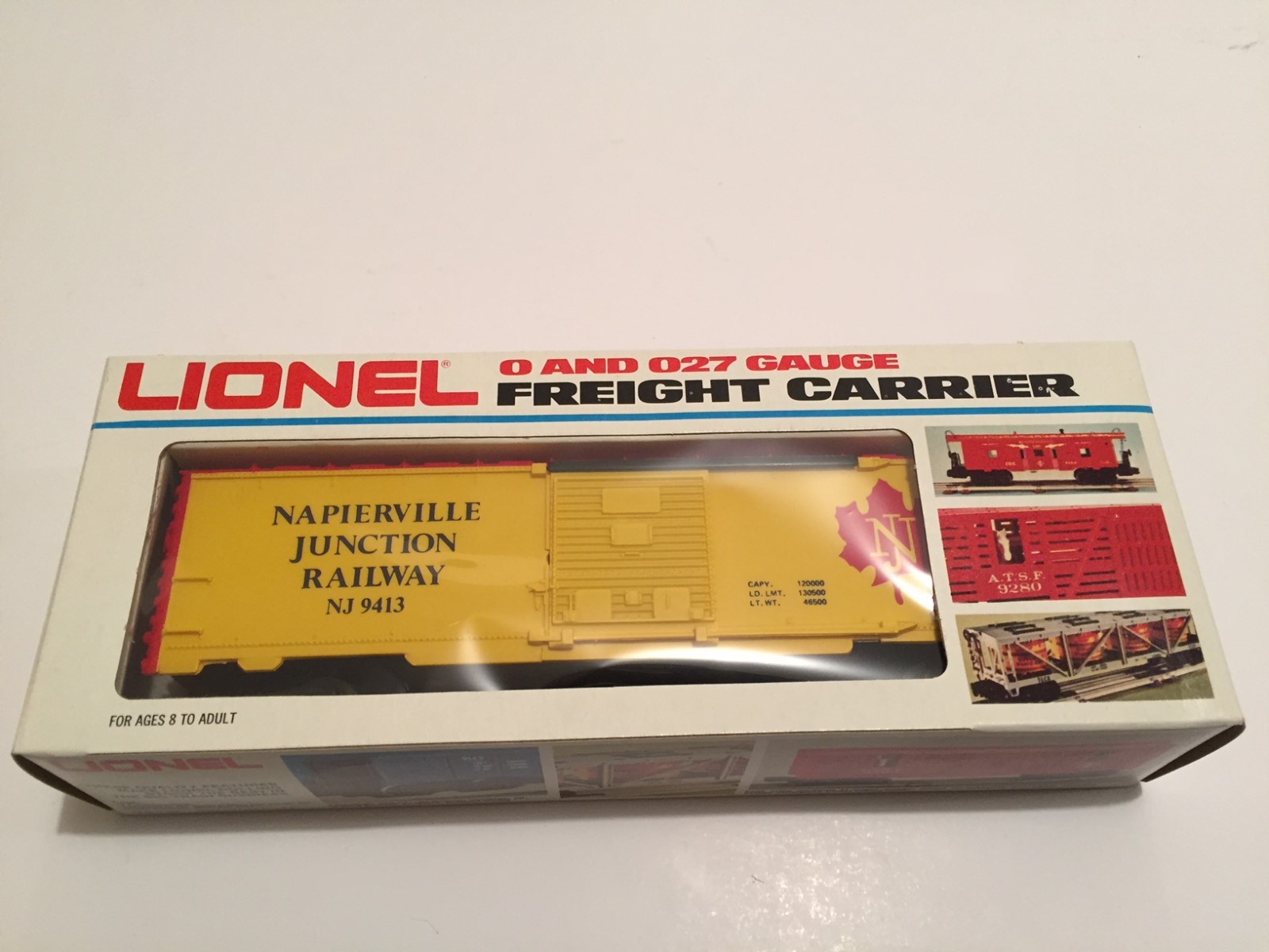 Lionel 9413 NJ Boxcar Napierville Junction Railway O/027 Train for sale ...