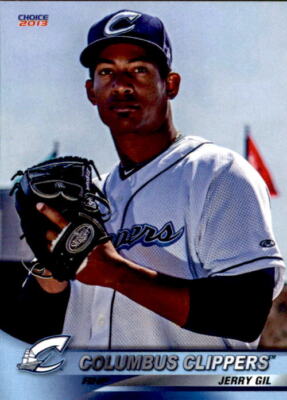 2013 Columbus Clippers Choice #13 Jerry Gil Dominican Republic DR ...