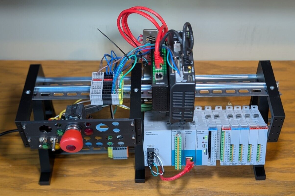 XL PLC Trainer DIN Rail Stand: Allen-Bradley/Siemens/Omron/Mitsubishi ...