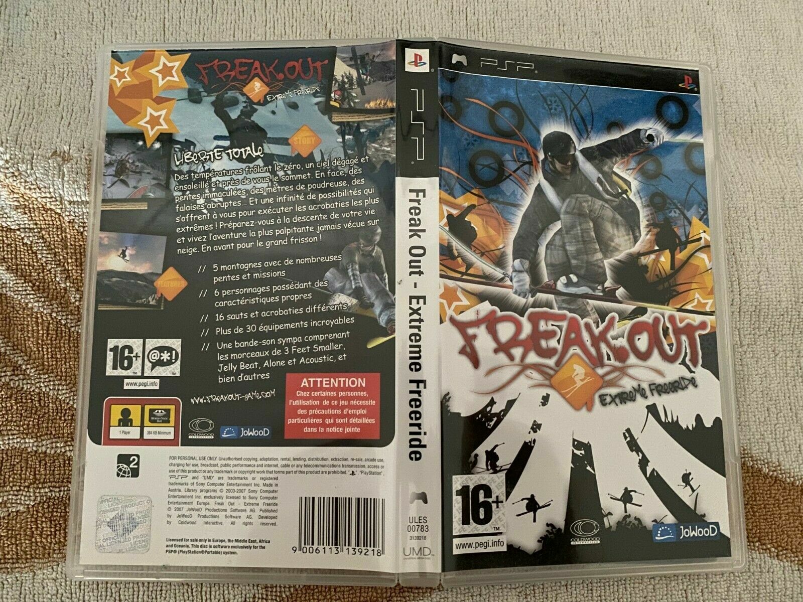 Freak+Out+Extreme+Freeride+REGION+Sony+PSP+Fran%C3%A7ais+English for ...