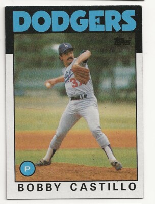 1986 Topps - #252 Bobby Castillo,LA DODGERS, NM, FREE SHIPPING | eBay