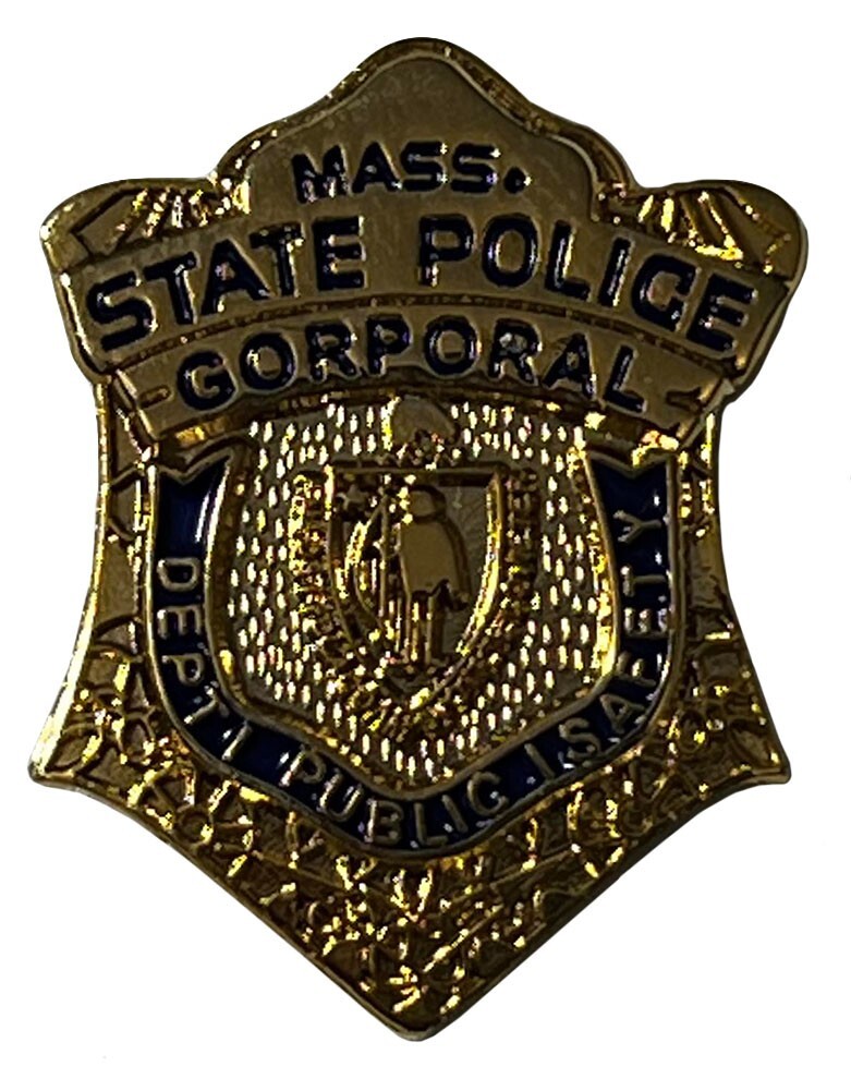 Lot of 50 Massachusetts State Police Corporal Badge Hat Cap Lapel Pin ...