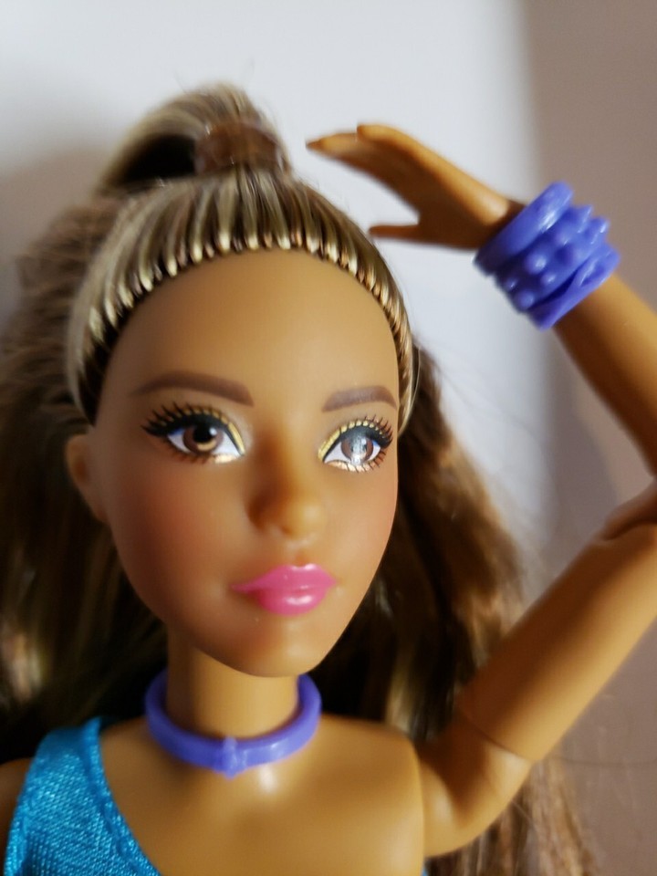 Barbie PURPLE CHOKER NECKLACE & PURPLE BRACELET SET, BRACLT SAYS BARBI ...