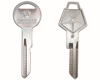 2 MOPAR Plymouth Dodge Chrysler OEM 1969 - 1975 Key Blanks | eBay