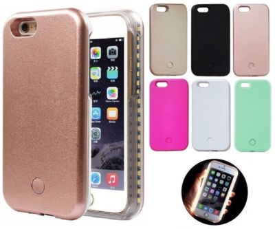 White Light Up Selfie LED Phone Case Cover For iPhone 5 6 7 8 ...
