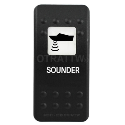 OTRATTW Carling Technologies Contura II Rocker only, SOUNDER, WHITE ...