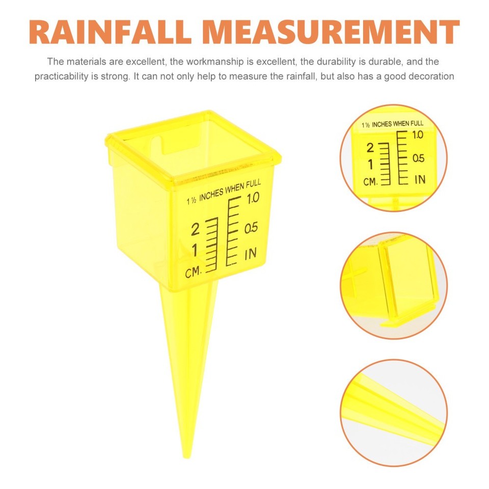 10 Pcs Garden Rain Gauge Rainfall Measurement Sprinkler for Lawn Big ...
