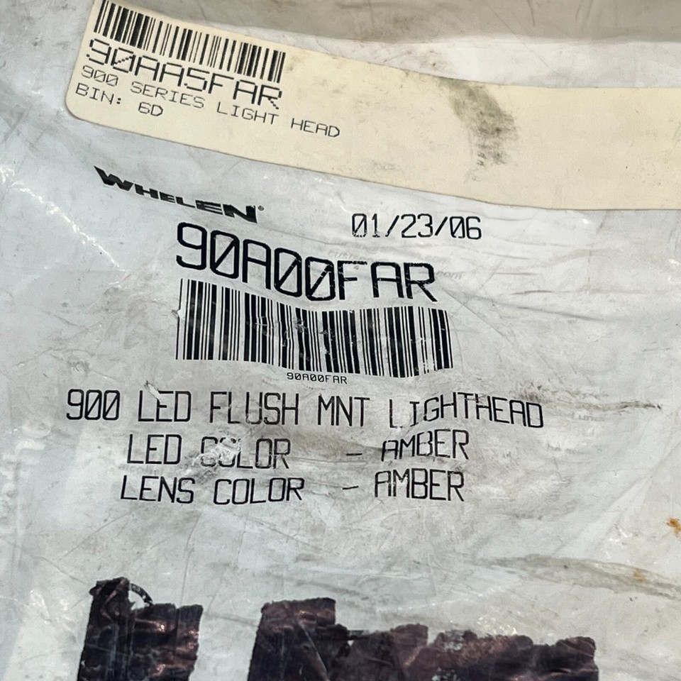 Whelen 900 Series Amber Surface Mount Smart LED LightHead 90A00FAR | eBay