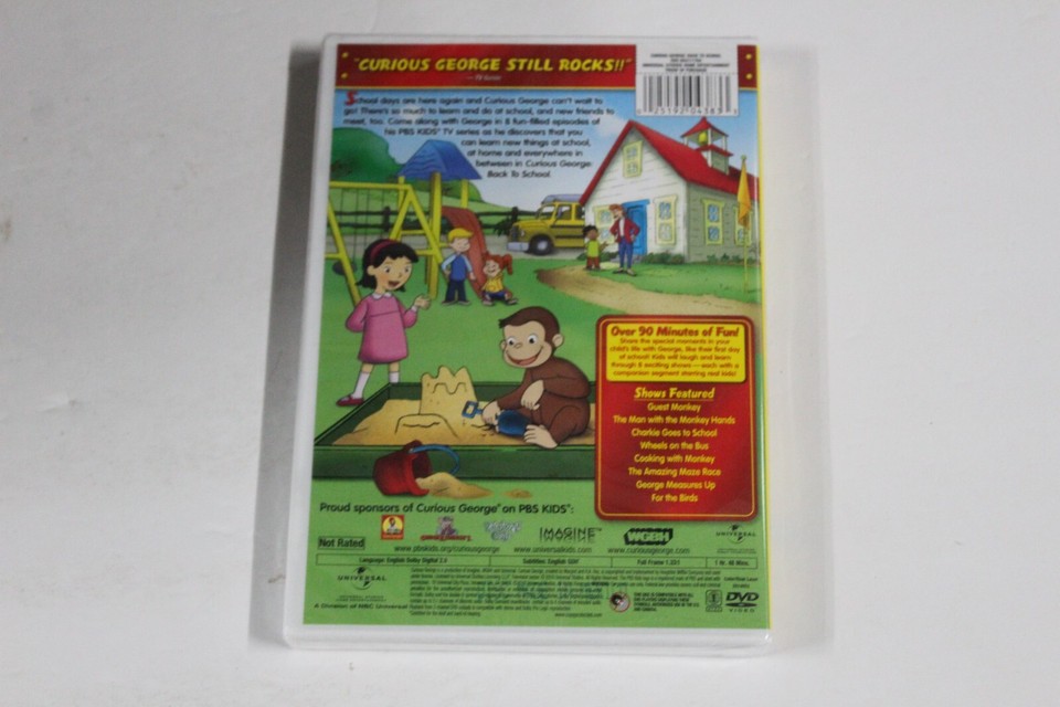Curious George: Back to School (DVD, 2010) 25192043833| eBay