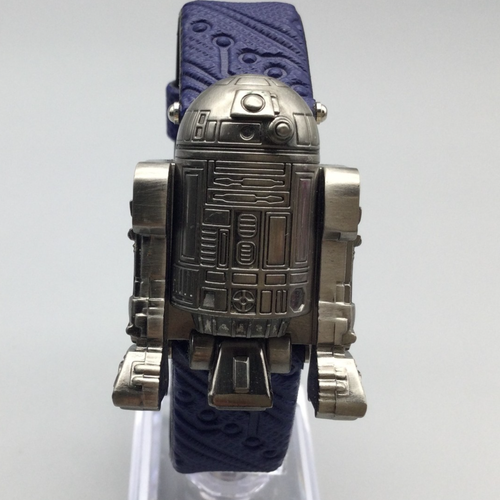Vtg Star Wars R2-D2 Digital Watch 29mm Hope 1999 Lucasfilm New Battery ...